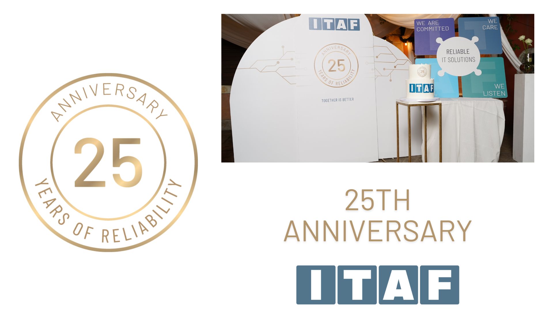 Celebrating 25 Years of ITAF - ITAF IT Partner