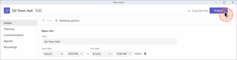 How to organize Microsoft Teams Town Hall - ITAF IT Partner